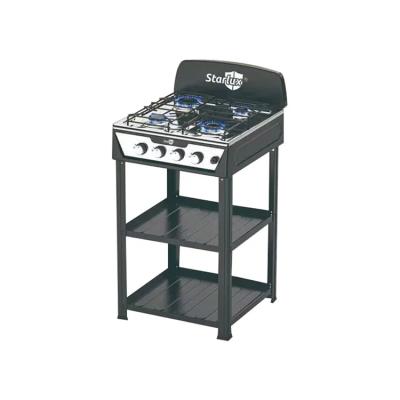 China Heavy duty Four Burner Gas Stove engineered for commercial kitchens providing performance and easy cleaning features for sale