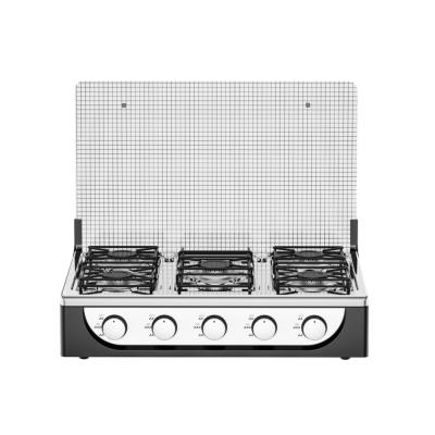 China Professional Five Burner Gas Stove Constructed with Heat Resistant Materials and User Friendly Operation Features for sale