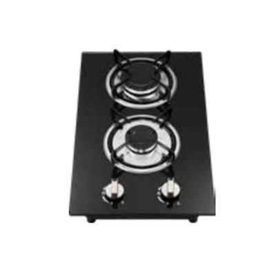 China Stainless Steel 2 Burner Gas Cooktop Offering Easy Maintenance and Performance for Professional Cooking Environments for sale