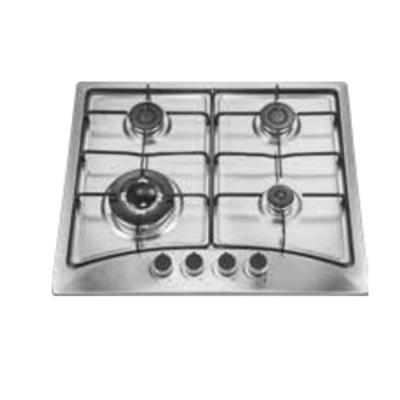 China Durable 4 Burner Gas Cooktop Equipped with Easy To Clean Surfaces and Stable Burner Supports for Food Service Industry for sale