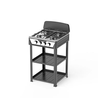 China Four Burner Gas Stove constructed from corrosion resistant materials with flame failure safety and adjustable controls for sale