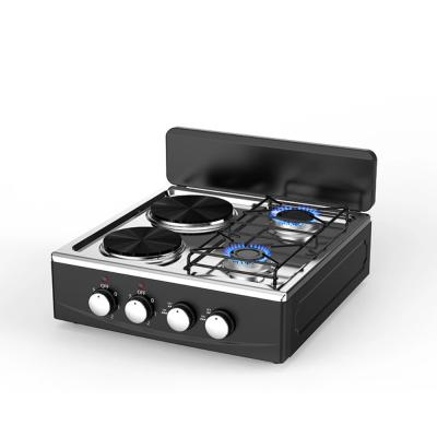 China Four Burner Gas Stove Featuring Stainless Steel Surface and Easy Cleaning for Busy Food Service Environments for sale