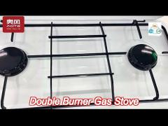 aluminum tabletop 2 burner gas cooktop for household and outdoor camping