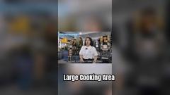 Large Burner Gas Stove Even Heat