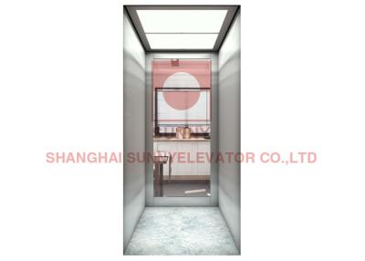 China Wooden/ Stainless Steel Luxury Villa Elevator With PVC Floor 0.4m/S for sale