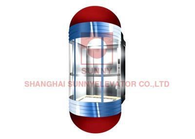 중국 중앙 개방 문 1600 킬로그램과 개관적 구경한 승객용 엘리베이터 판매용