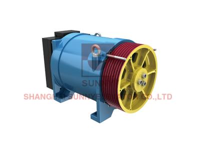 China DC110V,2*1.5A Sightseeing Gearless Traction Machine For Machine Rommless Lift for sale