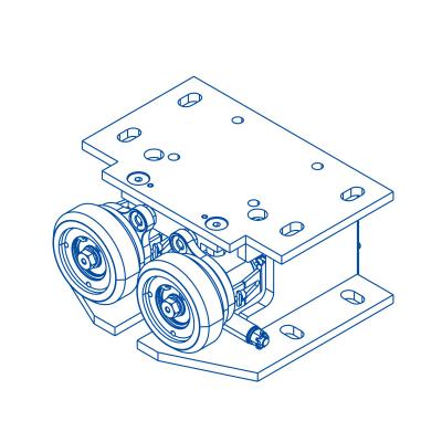 China ≤6M/S Rated Speed Elevator Roller Clamp Elevator Safety Parts for sale