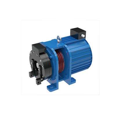 China 0.4~0.6m/s Speed Elevator Traction Machine with 320-450KG Load and DC110V Rated Voltage for sale