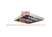 China Elevator Cabin Ceiling Car Top Light Panel Acrylic Material Customized Mirror for sale