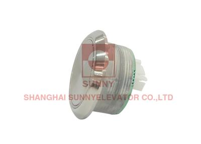 China DC 12-36V Elevator Parts Lift Close Door Button / Round Braille Lift Buttons For Elevator Parts for sale