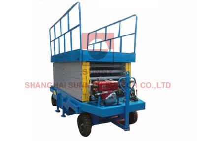 China 2300kg Load Aerial Work Hand Push Mobile Scissor Lifts Remove Control for sale