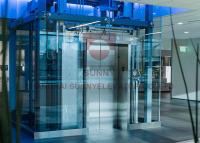 China CE Center Opening Group Control Panoramic Elevator With Center Opening Door for sale