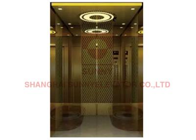 中国 減速の中心減速装置が付いている開いた800kg VVVF 1.0mの乗客のエレベーター 販売のため