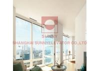China Semicircular Observation Three Sides Panoramic Elevator For hotels for sale