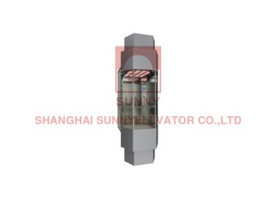 Cina Elevatore panoramico del passeggero di vetro dell'azionamento di CA senza locale macchine in vendita