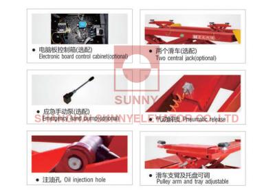 China In Ground Mid Rise Auto Pulley Scissor Lift For Vehicle Maintenance for sale