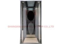 China Stainless Steel Mirror Etching Geared Machine Room Less Elevator Traction Elevator for sale