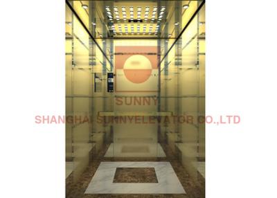 중국 8 사람 오피스 승객 엘리베이터 리프트 1600 킬로그램은 스테인레스 강을 싣습니다 판매용