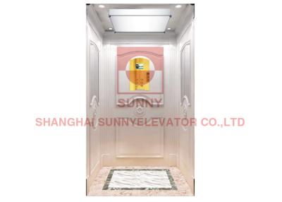China 0.4m/S Stable Performance Small Villa Home Elevator Lift Stainless Steel Structure for sale