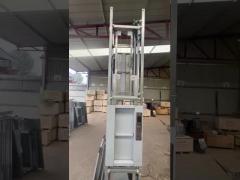 el trabajo aéreo de la carga 2300kg empuja el móvil manualmente Scissor elevaciones quita control