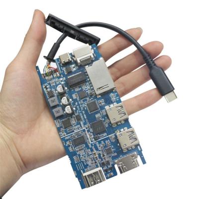 China Conjunto do PWB da eletrônica 0.25OZ com porto de carregamento do paládio de VGA RJ45 do leitor de cartão de USB à venda