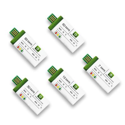 Cina Registratore temporaneo eliminabile di temperatura di USB del registratore automatico di dati dei frutti di mare del FCC in vendita
