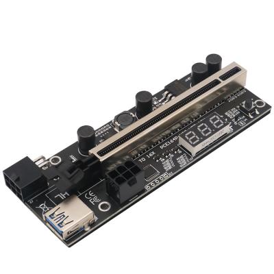 Cina Colonna montante 1x di PCIE all'estensione grafica 16x con il sensore di temperatura per Bitcoin in vendita