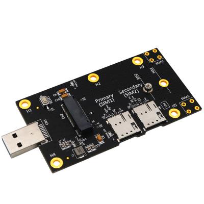 Cina NGFF (M.2) all'adattatore di USB 3,0 con il modulo NANO doppio di SIM Card Slot For 3G/4G/5G in vendita