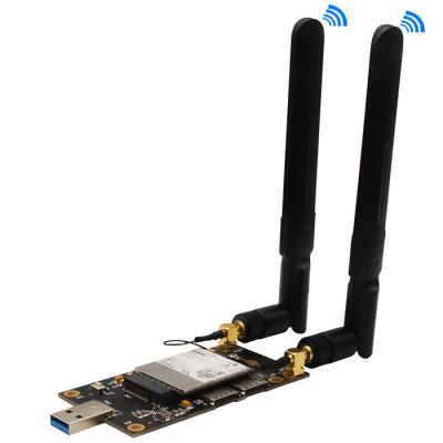 Cina NGFF (M.2) all'adattatore di USB 3,0 con il modulo NANO doppio di SIM Card Slot For 3G/4G/5G in vendita