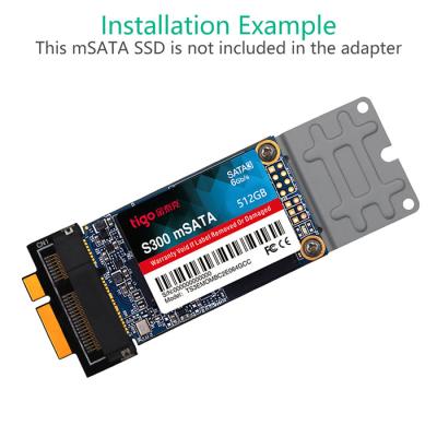 Cina 7+17 SSD di Pin MSATA alla carta dell'adattatore di SATA per il Macbook Pro Retina 2012 ed Imac in vendita
