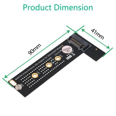 Cina Adattatore della carta del convertitore dello SSD di M.-chiave NVME di M.2 NGFF per il mini A1347 MEGEN2 MEGEQ2 NVME SSD 2014 di MacBook in vendita