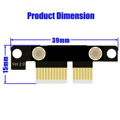 China Hoog - de Kabel van de kwaliteits pci-e PCI Express 36PIN 1X Uitbreiding Te koop