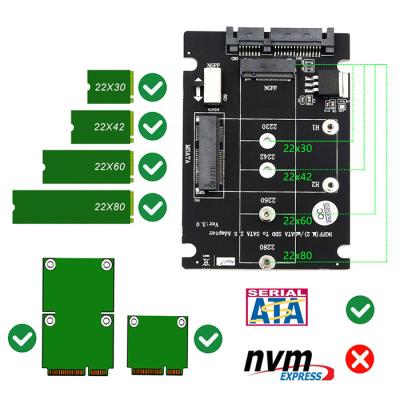 Cina 2 in 1 chiave B dell'associazione M.2 NGFF & SSD di MSATA all'adattatore di USB 2.0 in vendita