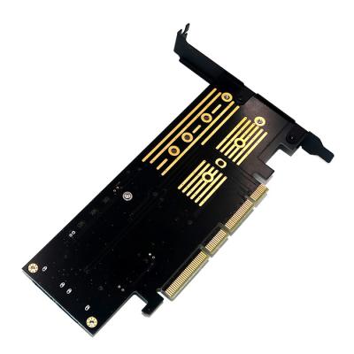 Chine 3 dans 1 disque transistorisé de Msata et de M.2 NGFF NVME SATA à l'adaptateur 4X et SATA3 de PCI-E à vendre