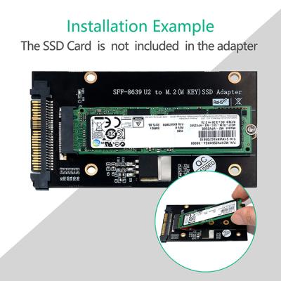 Cina SSD di chiave m. di m2 NGFF all'adattatore dello SSD di SFF-8639 U.2 Mini Pcie Adapter 1OZ Pcie in vendita