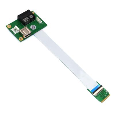 Cina Carta precisa della colonna montante di USB PCIE del riempitivo della scanalatura X1 del PCI di NGFF m2 con il cavo di FPC in vendita