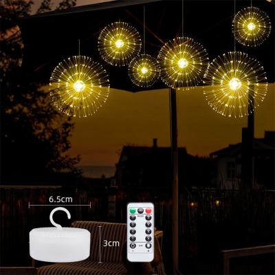 Chine lumières féeriques de ficelle de Starburst de contrôle de 8m RGBW RWB pour la décoration de vacances à vendre