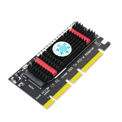 Cina Adattatore 4X 8X 16X dello SSD - del PCI E di M.2 Nvme con 3528 LED istantaneo variopinto in vendita