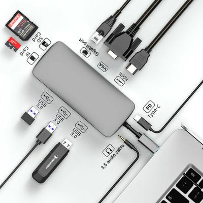 Cina 3,0 tipo porti 4mil di USB del HUB HDMI di C multi 10 per il separatore di USB del MacBook Pro in vendita
