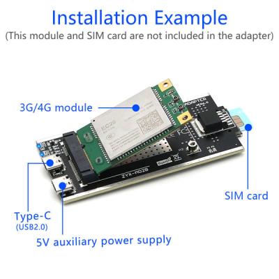 China OEM PCIE aan USB-de Businterface van Adapterusb voor Desktop Ingebed Systeem Te koop