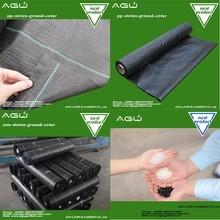 China Factory supply 2017 black woven geotextile weed control mat for greenhouse floors /container nurseries for sale