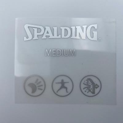China Washable Heat Transfer Care label For SPALDING Luxury thick paper custom made garment hangtag swing hang tag rope Embossed label clothing for sale
