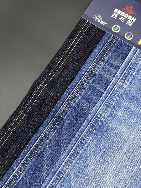 Quality 13.1oz 100% Cotton Denim Fabric 150cm - 152cm Non Stretch Denim With Burst Slub Texture for sale