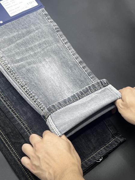 Quality 7.3oz Pure Cotton Denim Deep Black Lightweight Cotton Denim 57