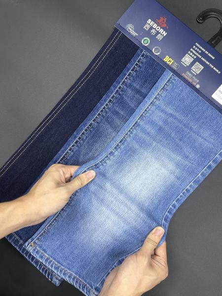 Quality 11oz Stretch Denim Fabric Soft Stretch Cotton Denim For Classic Jeans And Durable Everyday Wear for sale