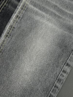 China 11.1 Sulphur Black 100% Cotton Denim for Classic Jeans & Casual Apparel for sale