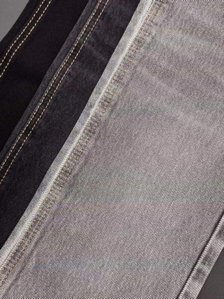 Quality 10.7oz Sulphur Black 100% Cotton Denim for Classic Jeans & Casual Apparel for sale