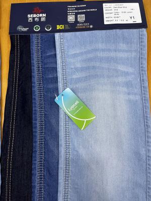 China High Lyocell Lightweight Denim Fabric for Comfortable and Breathable Spring & Summer Collections for sale