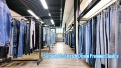 Sustainable Stretch Denim Fabric for Premium Jeans